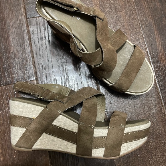 Antelope | Shoes | Antelope Brown Wedge Sandals | Poshmark